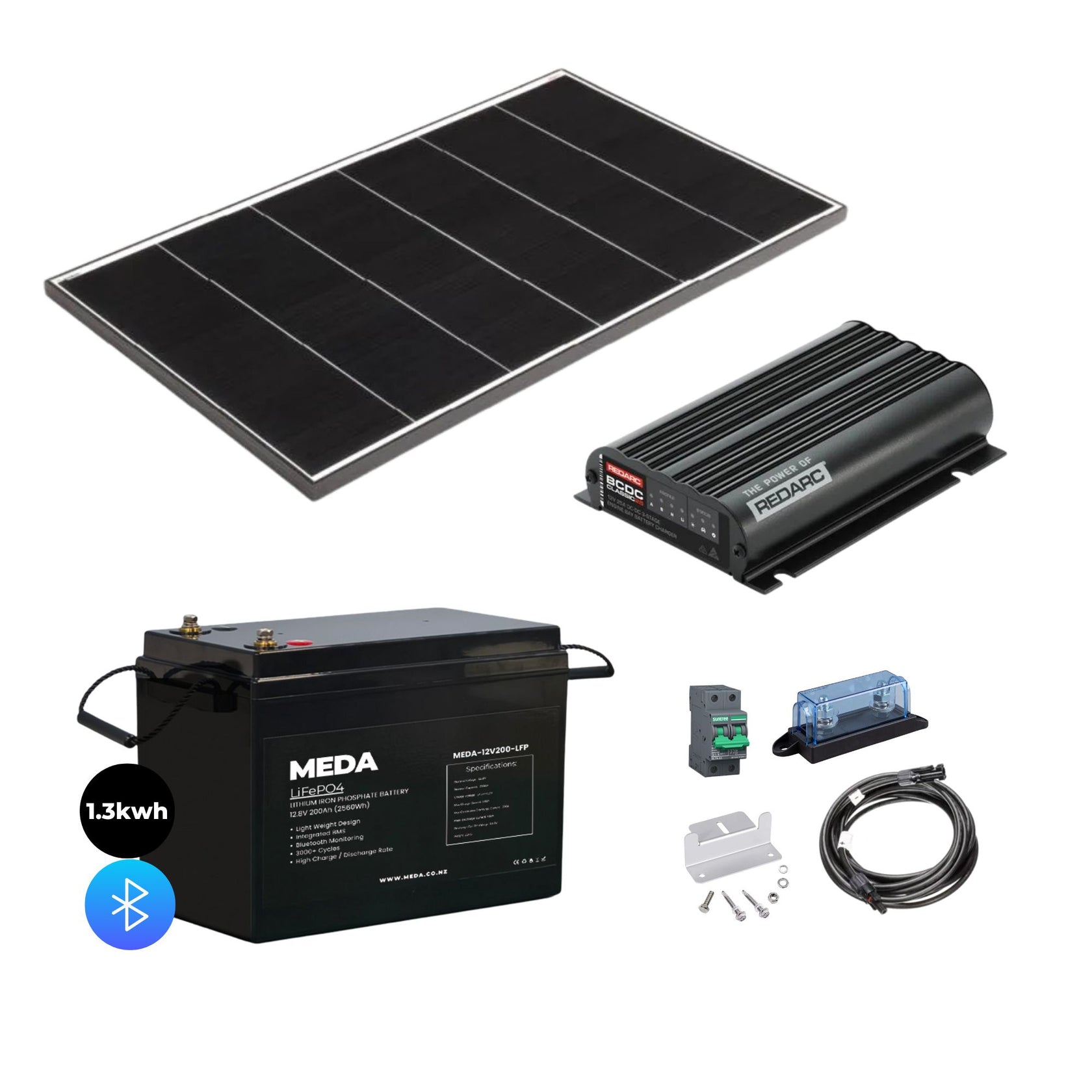 VanLife Power Kit | 12V Solar Kit for Vans and Campers NZ – MEDA